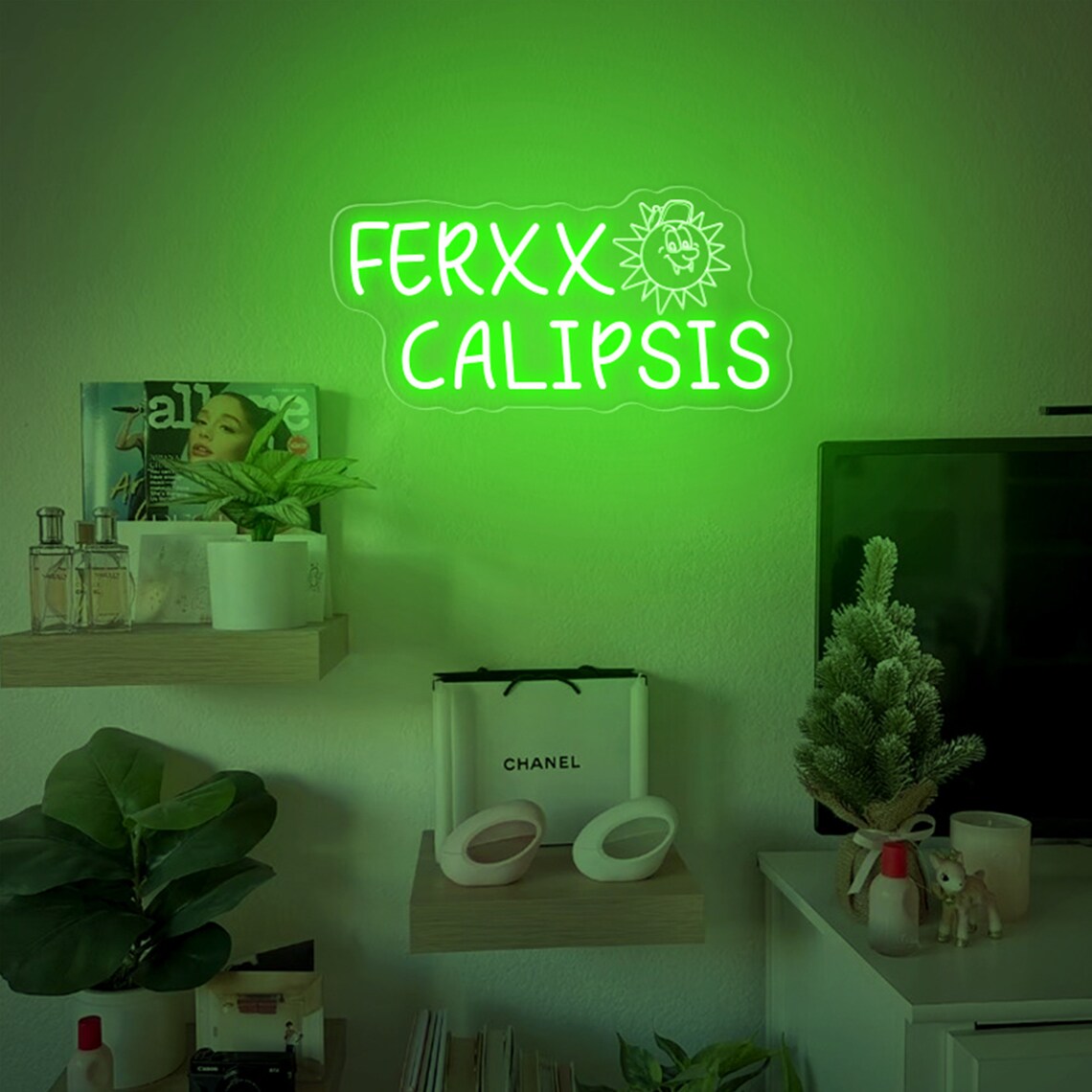 Ferxxo Calipsis Neon Sign, Friki Feid El Ferxxo Inspired Wall Art ...