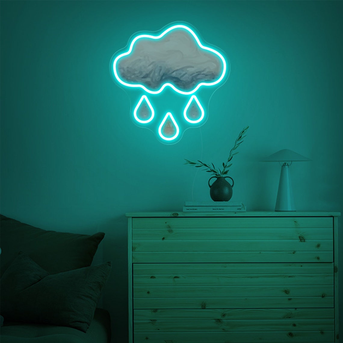 Cloud Neon Sign, Custom Neon Sign, Baby Room Led Light, Cloud Shape ...