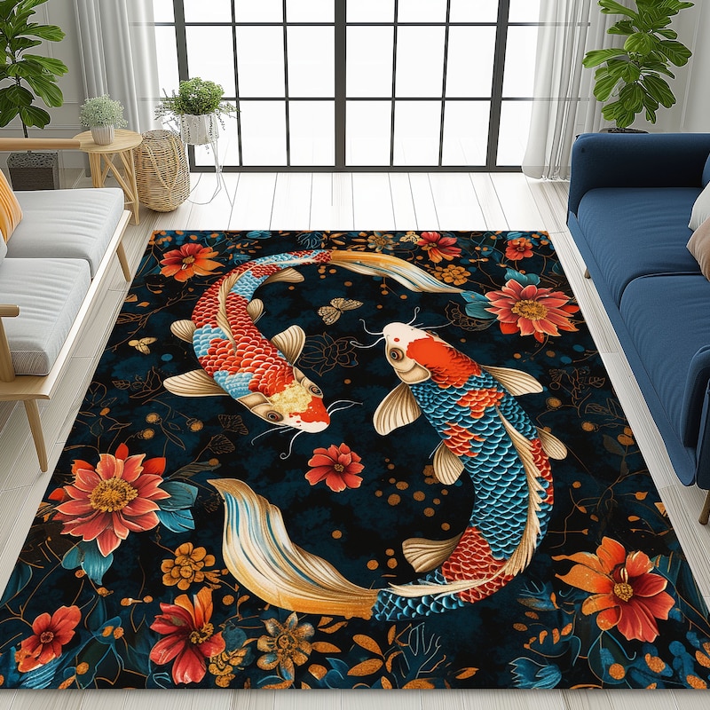 Japanese Contemporary Rugs - Etsy
