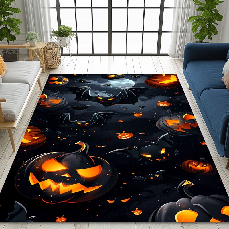 Halloween Rug - Etsy