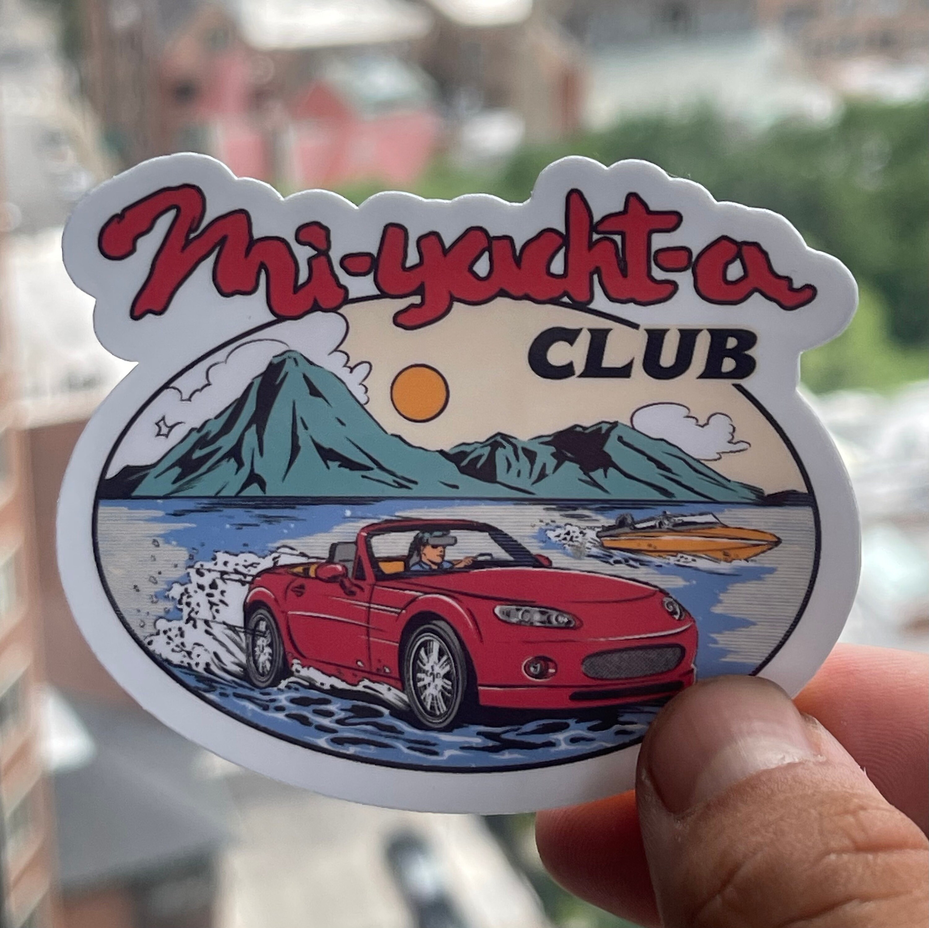 NC Miata "mi-yacht-a Club" Sticker or Magnet: Car Enthusiast Gift - Etsy