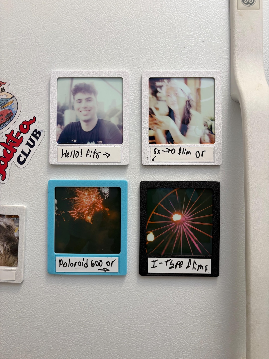 Polaroid Magnetic Photo Frame With Dry Erase Label: Fits SX-70, 600 & I ...