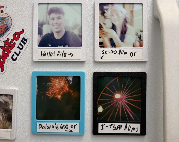 Polaroid Magnetic Photo Frame With Dry Erase Label: Fits SX-70, 600 & I ...