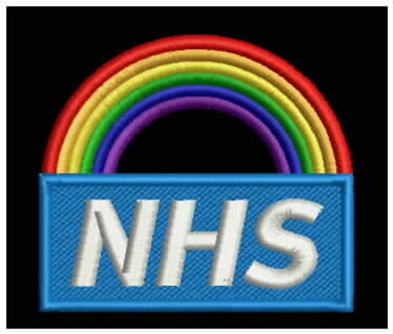 NHS Embroidery Logo Customise Logo for Hoodies Jacket Tshirt Shirt ...