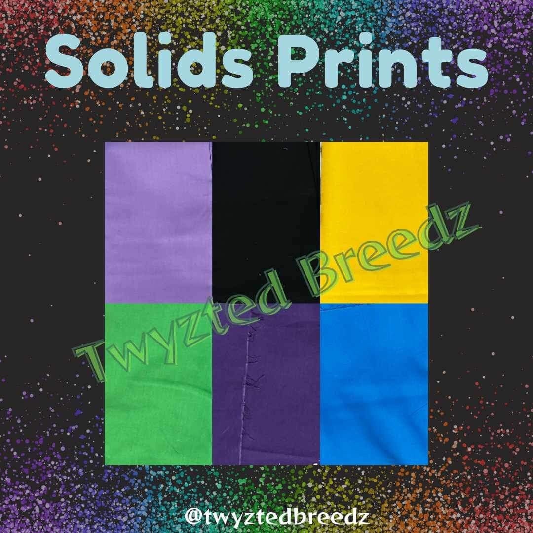 Available Solid Prints for Custom Dog & Cat Collars, Sd Vests, Pillows ...