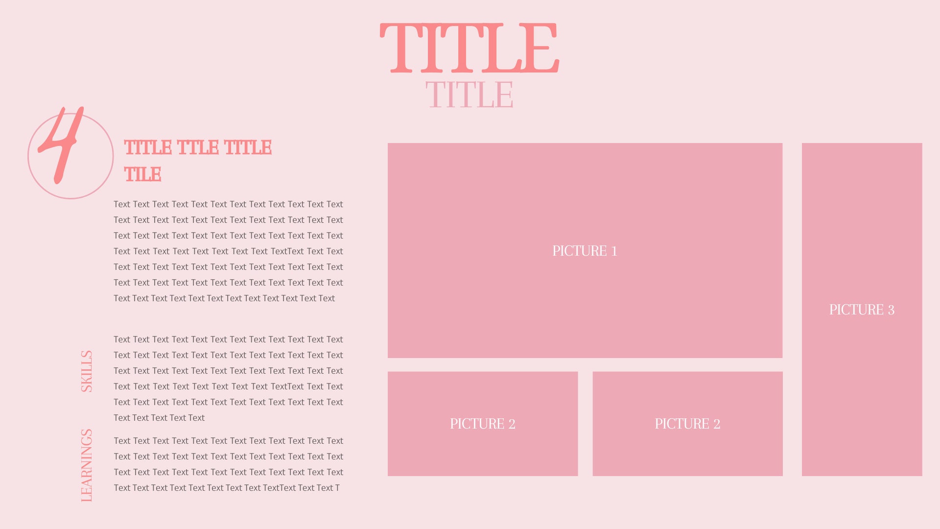 Chic Powerpoint Template - Etsy