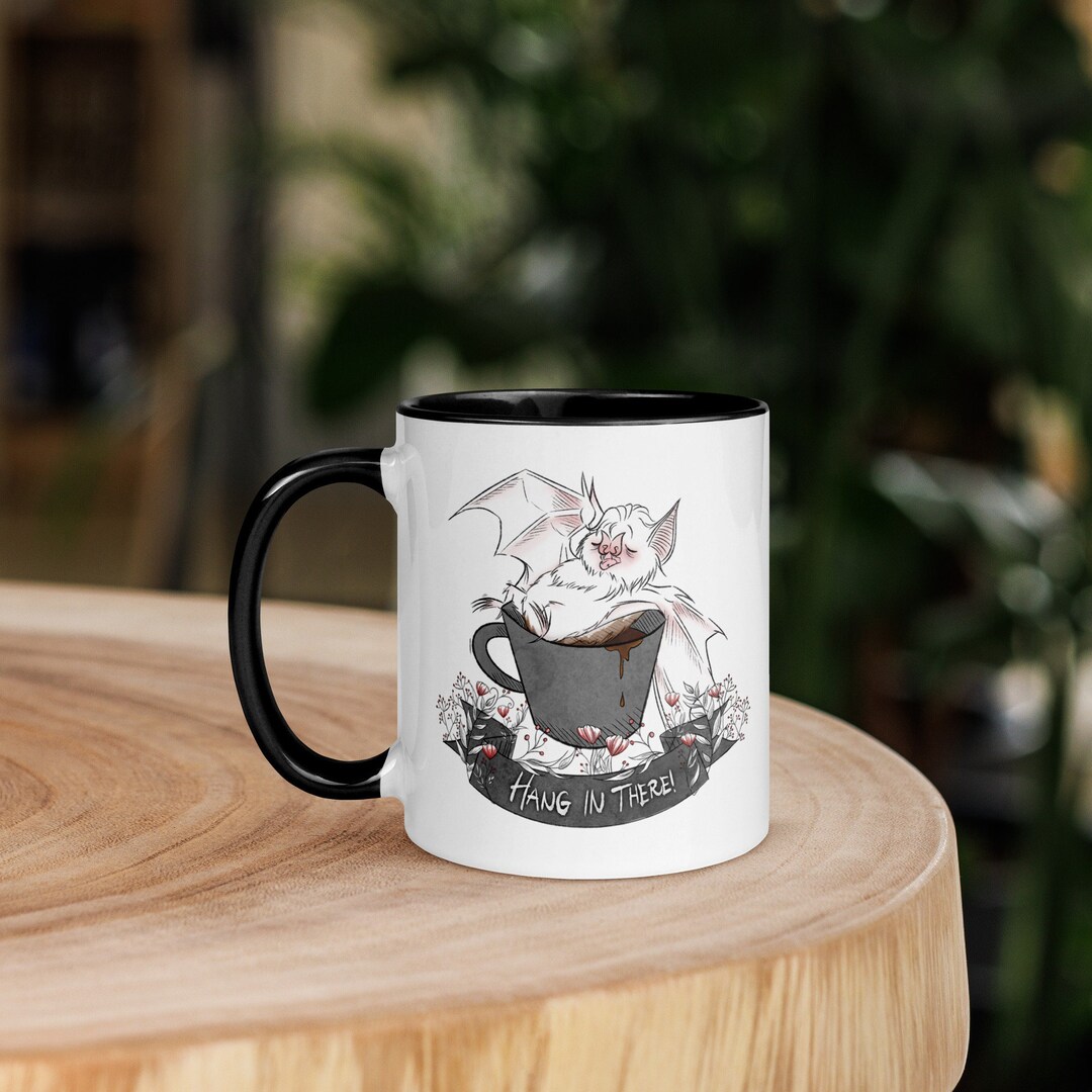 BG3 Astarion Black and White Mug - Ceramic Batstarion Mug - Etsy