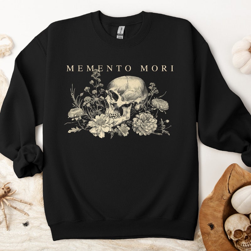 Momento Mori Skull Shirt - Etsy
