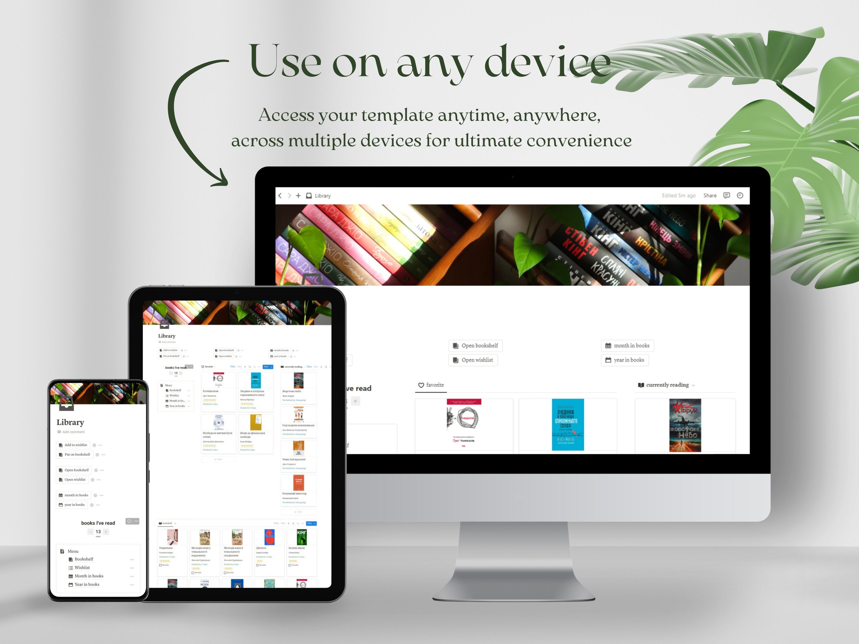 Notion Digital Bookshelf Template: Access Your Library Anytime ...
