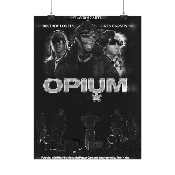 Opıum Poster - Etsy