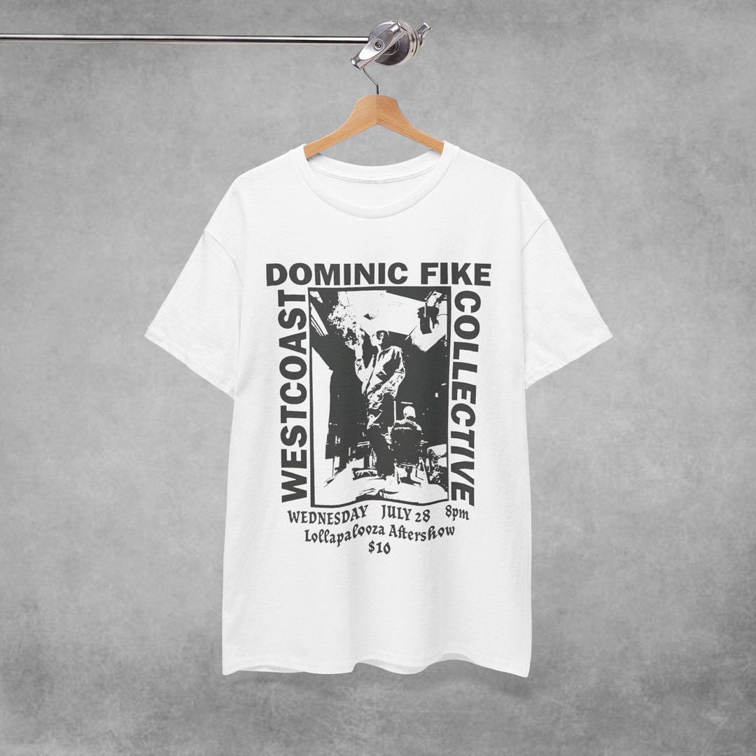Dominic Fike Concert T-shirt Lollapalooza Indie Band Merch Alternative ...