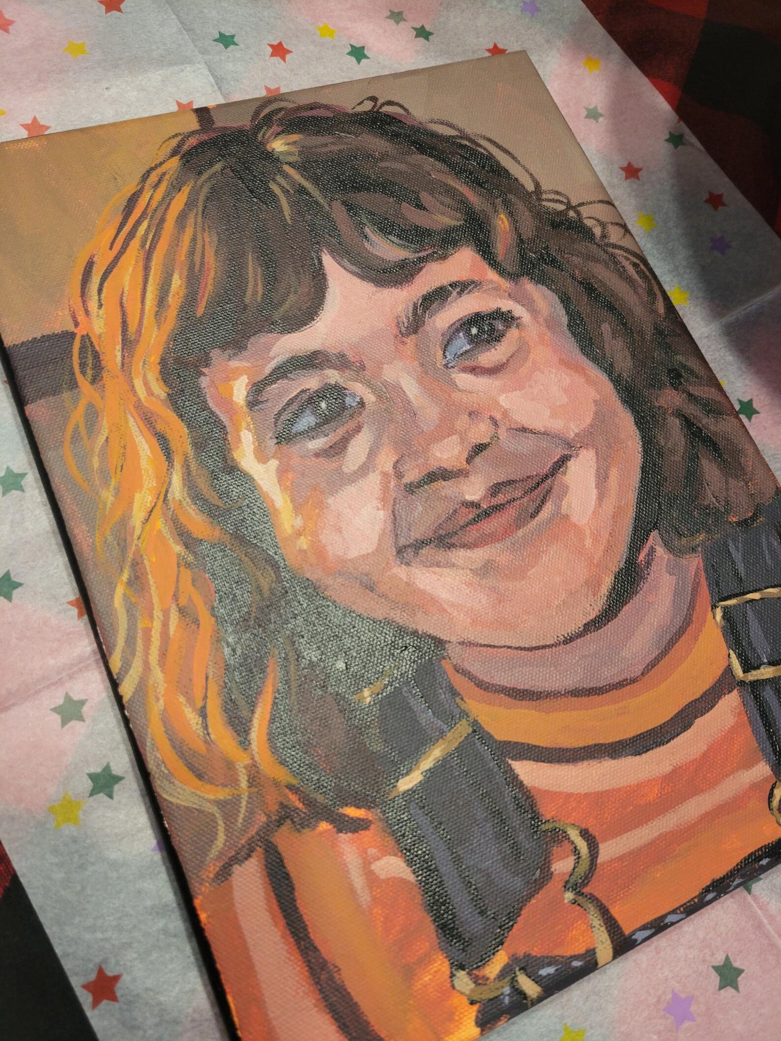 FNAF Movie Abby Schmitt Original Portrait Painting - Etsy