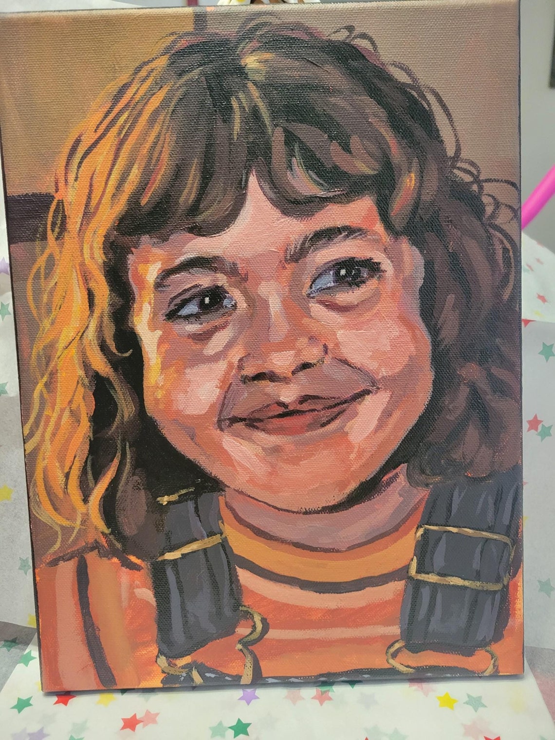 FNAF Movie Abby Schmitt Original Portrait Painting - Etsy