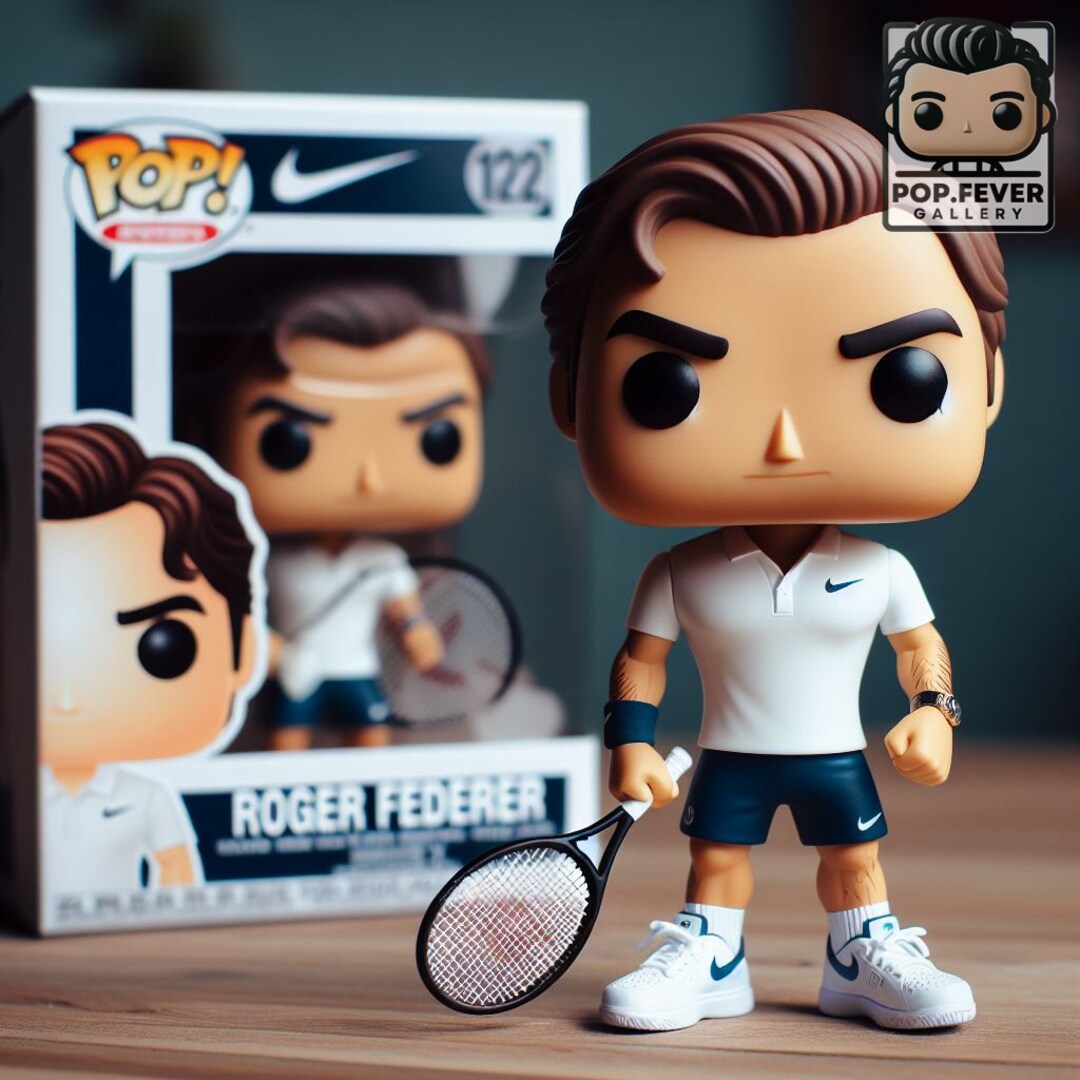 PFG 21 Tennis ROGER FEDERER Personalized Custom Funko Pop Art ...