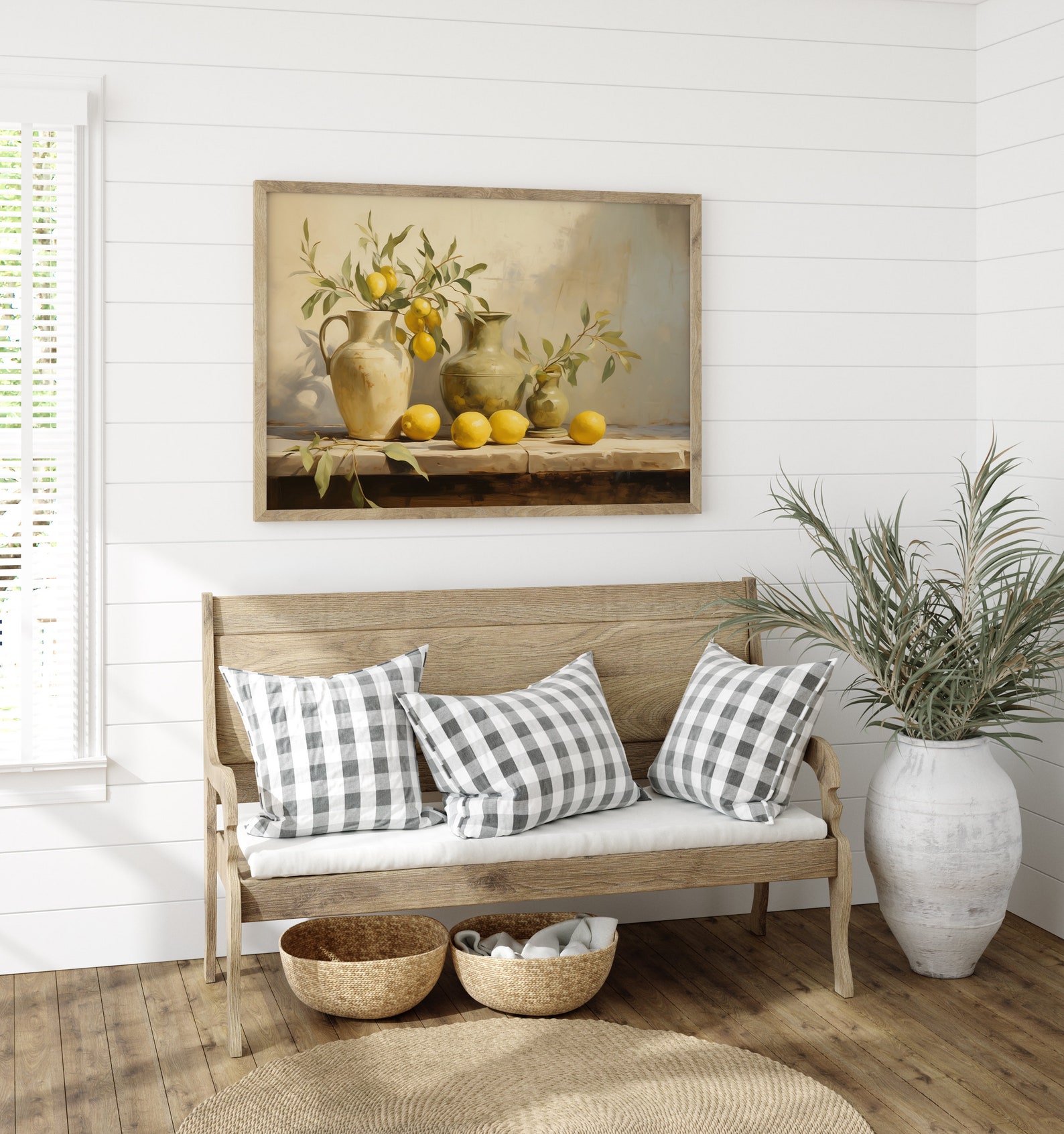 Meyer Lemons Painting Fruit Still Life Artwork Citrus Limon Wall Print ...