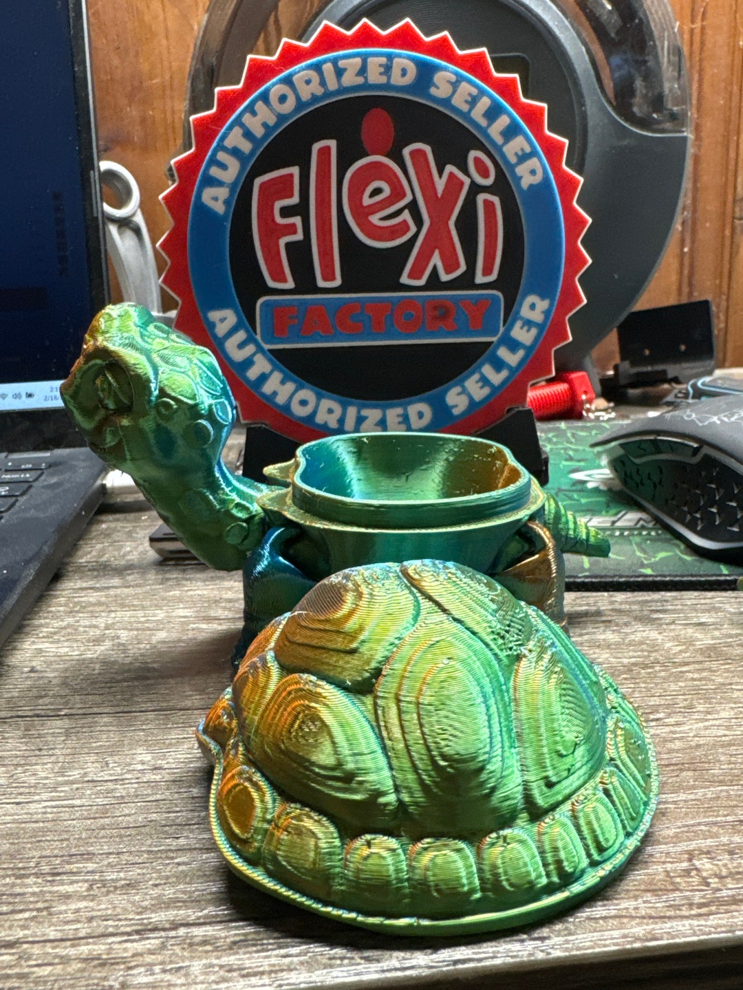 Flexi 3D Printed Turtle Box - Etsy