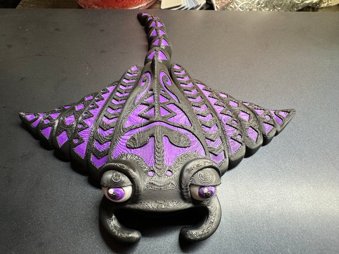 3D Printed Flexible Manta Ray - Etsy
