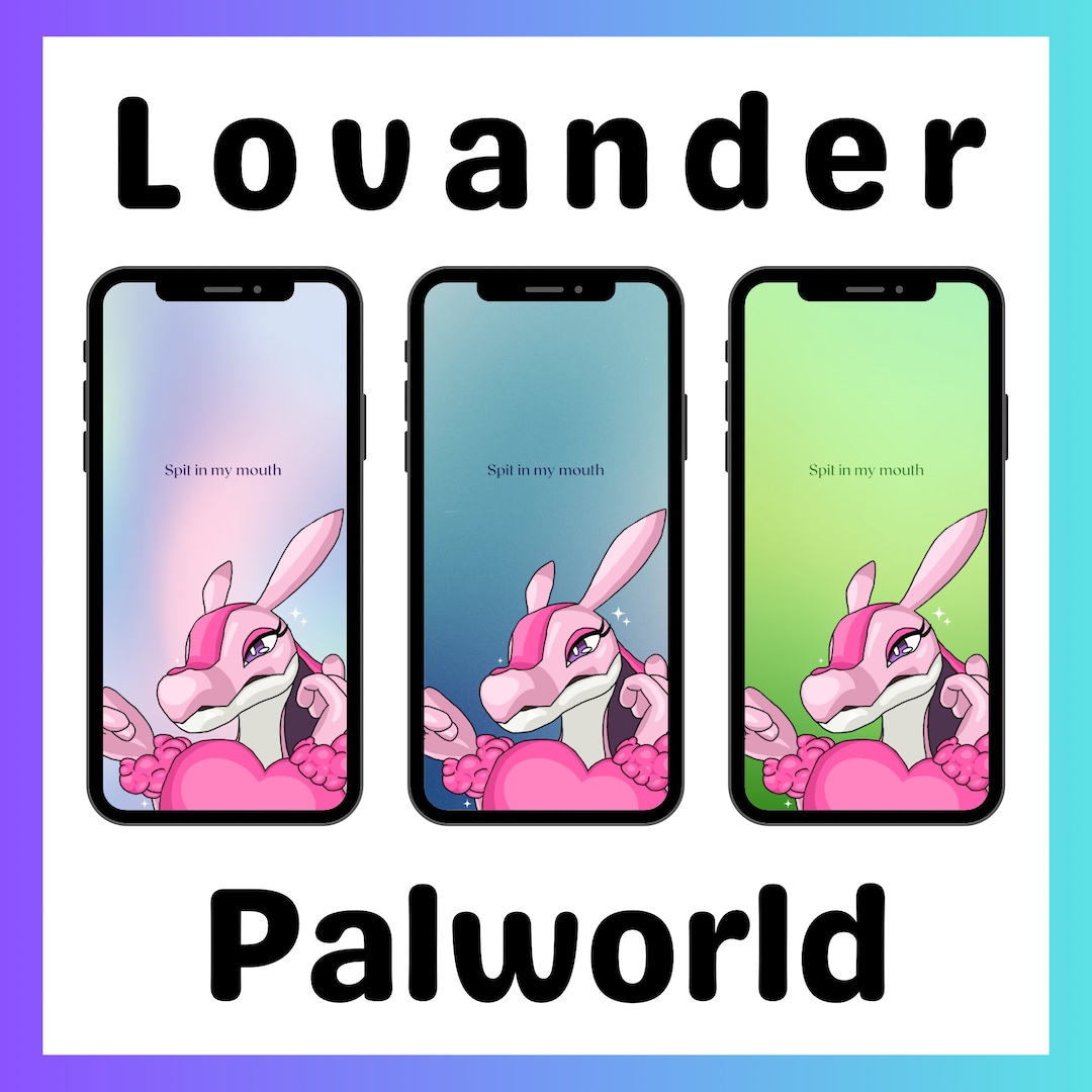 Lovander Palworld cute but Evil Phone Wallpaper - Etsy