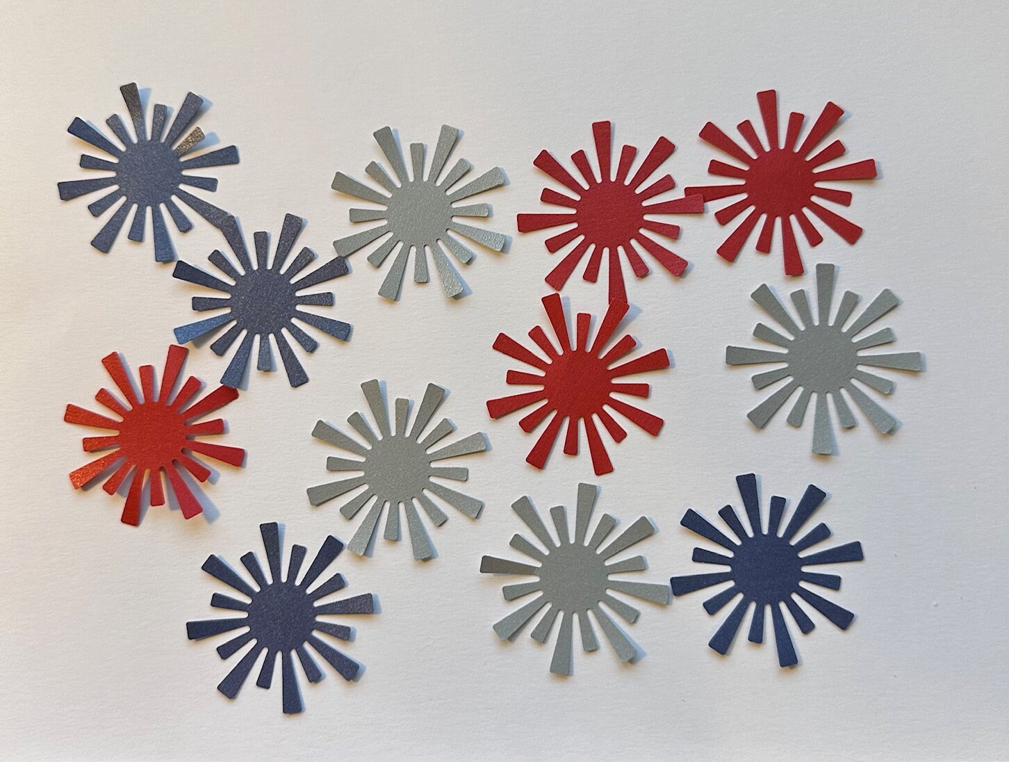 Creative Memories Firework Die Cut Punch Outs | Pack of 12 Total Die ...
