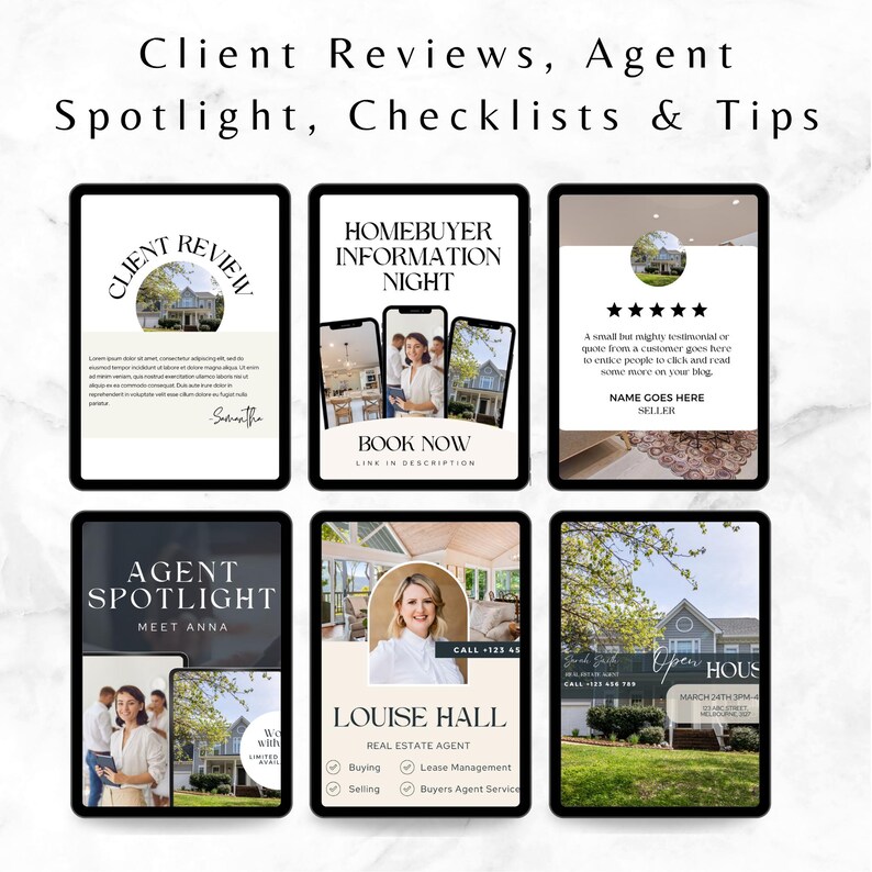 40 Real Estate Instagram Templates | Editable Canva Posts for Realtors ...