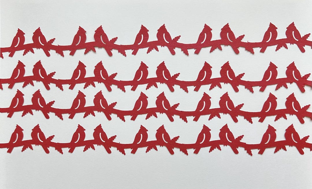 Creative Memories Cardinal Border Punch Die Cut | 4 Total 12-inch Die ...