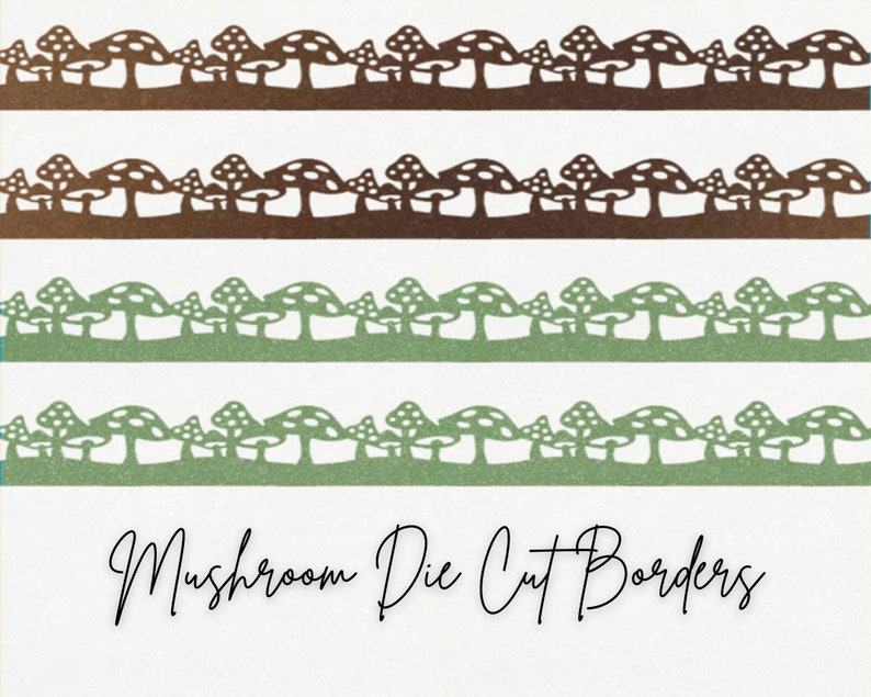 Creative Memories Mushroom Border Punch Die Cut | 4 Total 12-inch Die ...