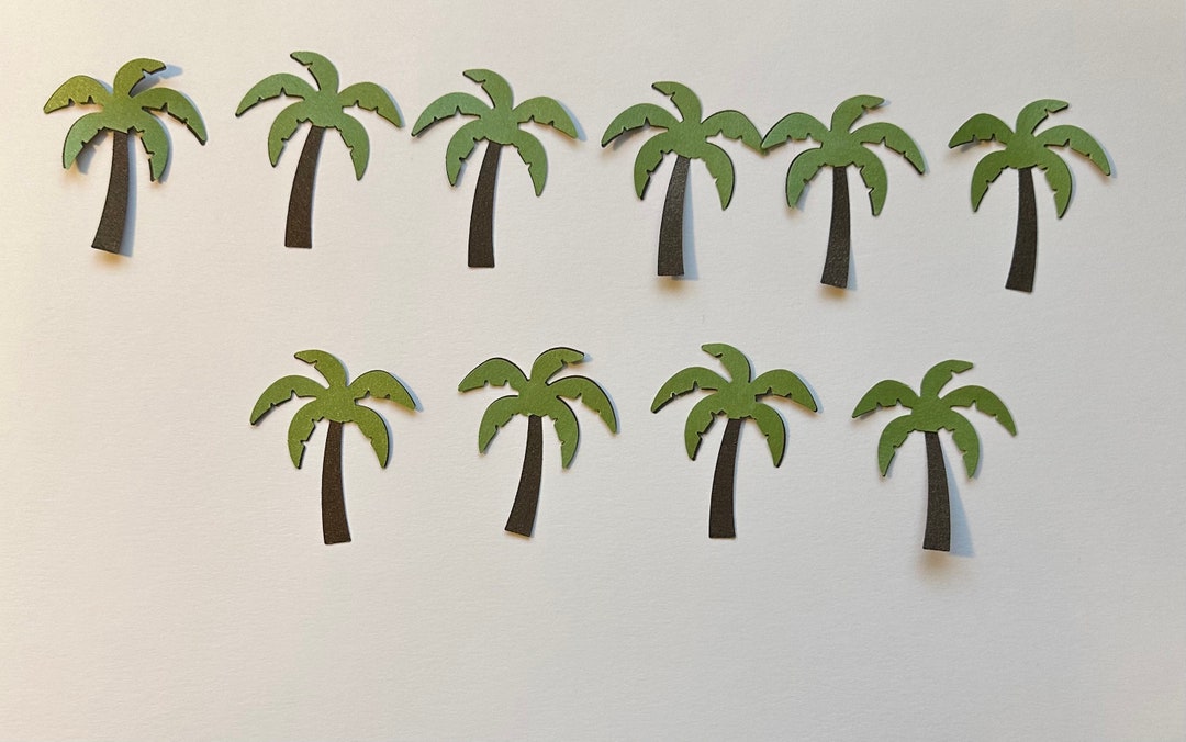Creative Memories Palm Tree Die Cut Punch Outs | Pack of 6 Total Die ...