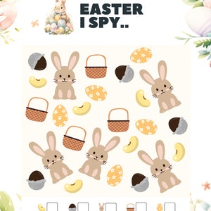 Easter Activity Printable Bundle: Easter Word Scramble, I Spy, Easter ...