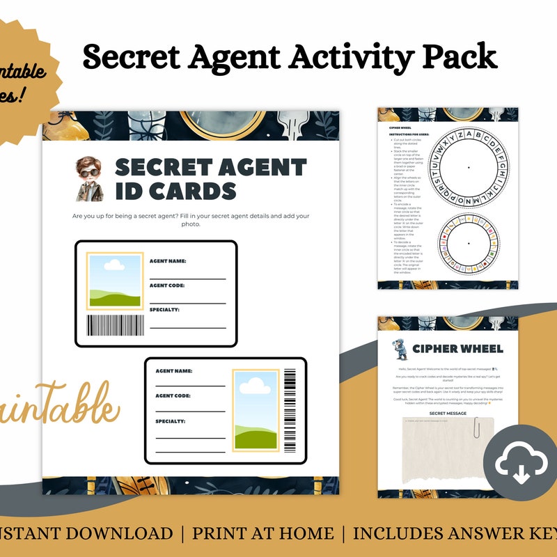 Secret Agent Party - Etsy