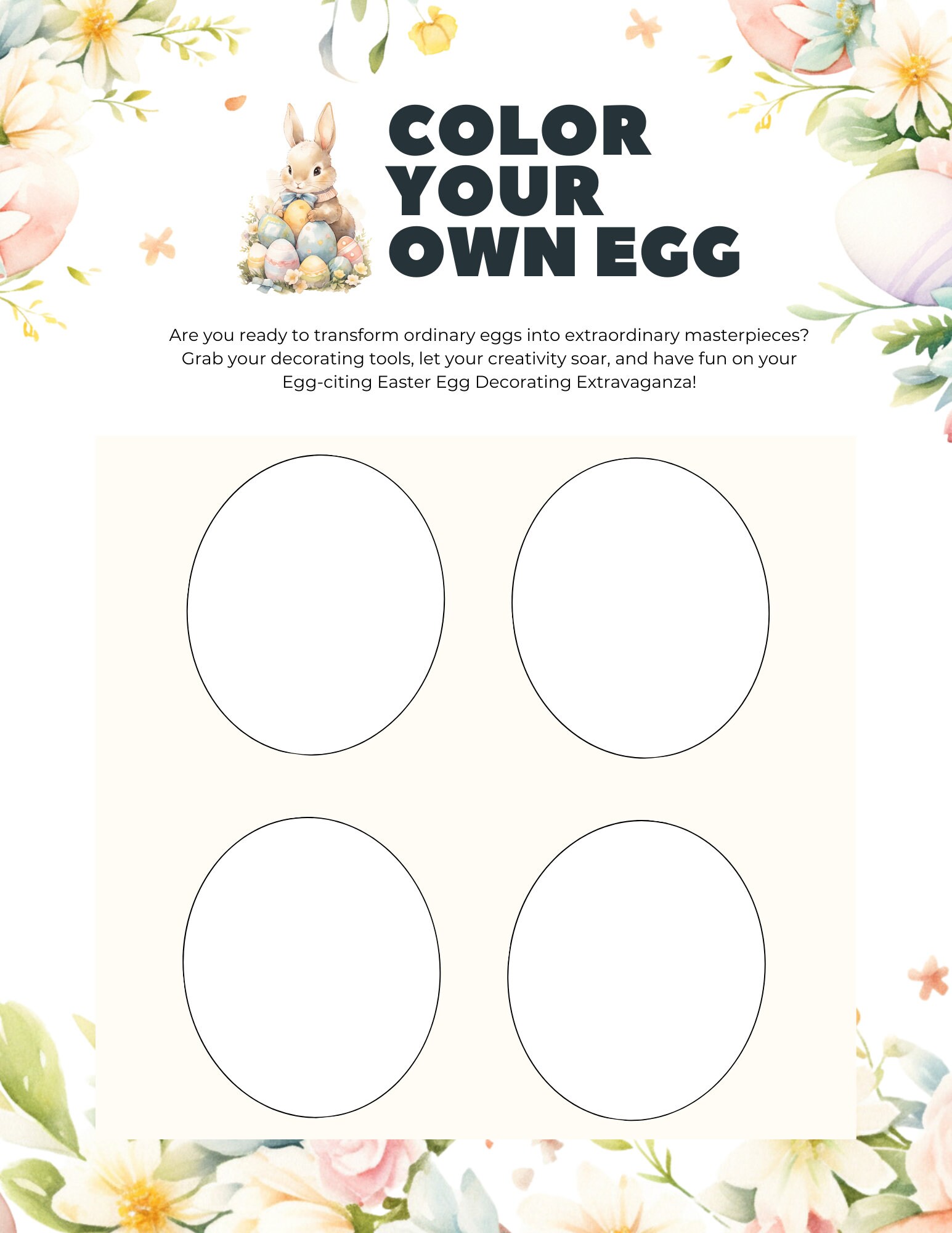 Easter Activity Printable Bundle: Easter Word Scramble, I Spy, Easter ...