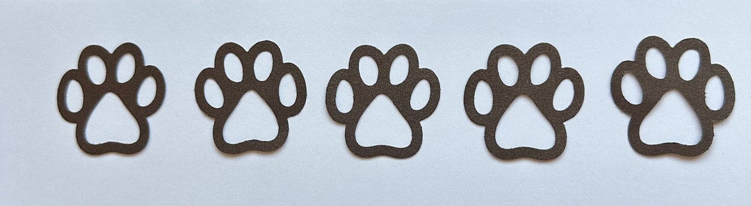 Creative Memories Paw Shape Die Cut Punch Outs | Pack of 5 Total Die ...