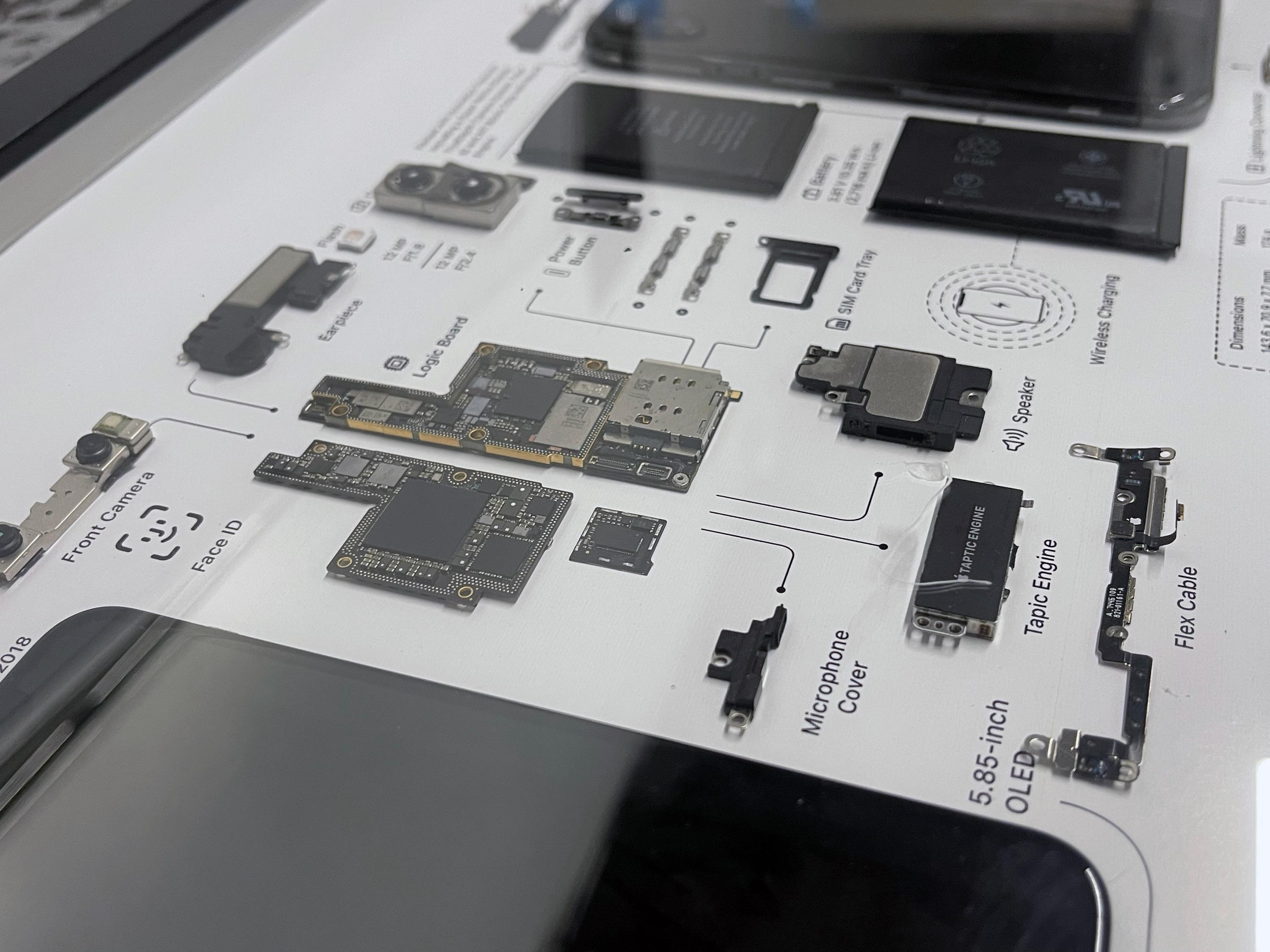 Disassembled iPhone X Frame Art, Teardown With Framed Art ...