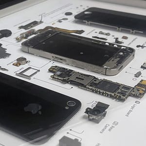 Disassembled iPhone 4 / 4S Frame Art, Teardown With Framed Art ...