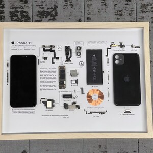 Disassemble iPhone 11 Frame Art, Teardown With Framed Art ...