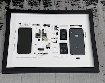 Disassembled iPhone 7 Frame Art, Teardown With Framed Art ...