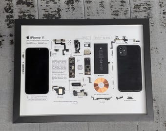 IPhone 11 Teardown Wall Art – Disassembled iPhone Frame Décor ...