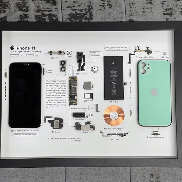 Frame Free Template Teardown, Disassembly Template iPhone Pre-printed ...