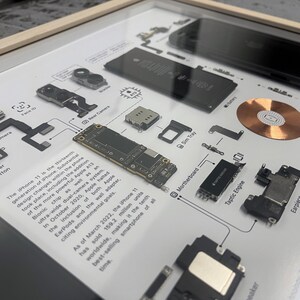 Disassemble iPhone 11 Frame Art, Teardown With Framed Art ...