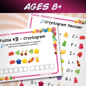 Candy Factory Printable Escape Room Adventure for Kids - Etsy