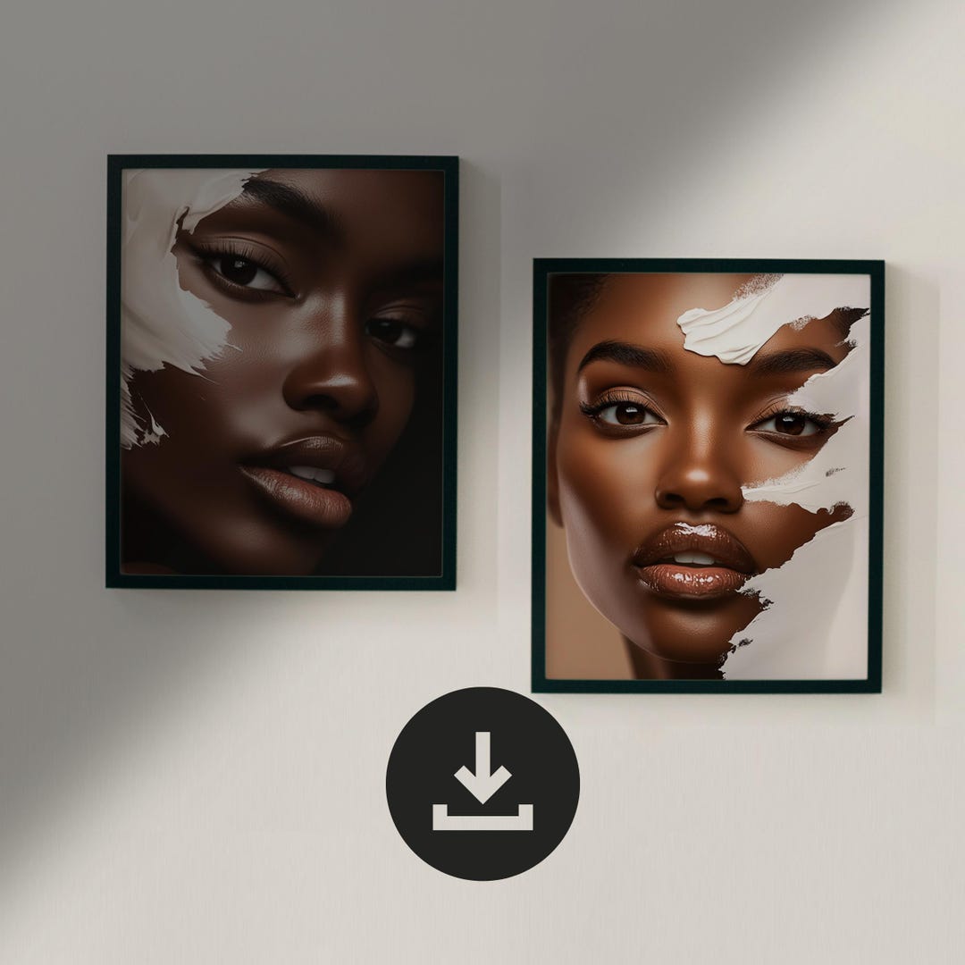 SET OF 2 Printable Beauty Salon Decor, Beauty Art, Beautician Print ...
