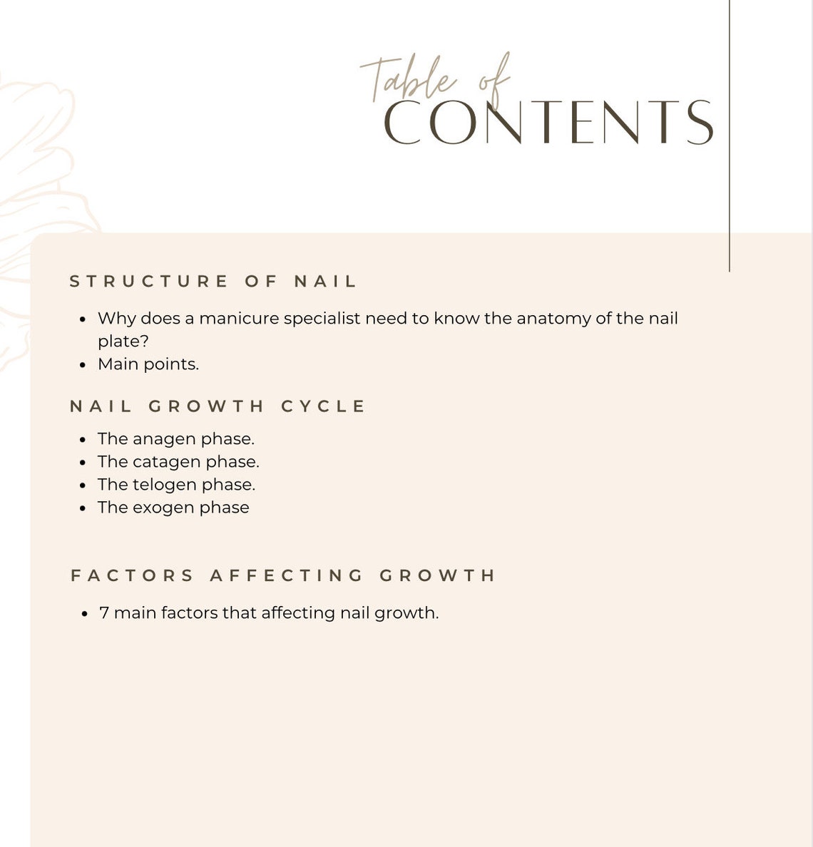 Nail Anatomy and Physiology Guide, PDF Nail Beauty Manual, Nail Manual ...