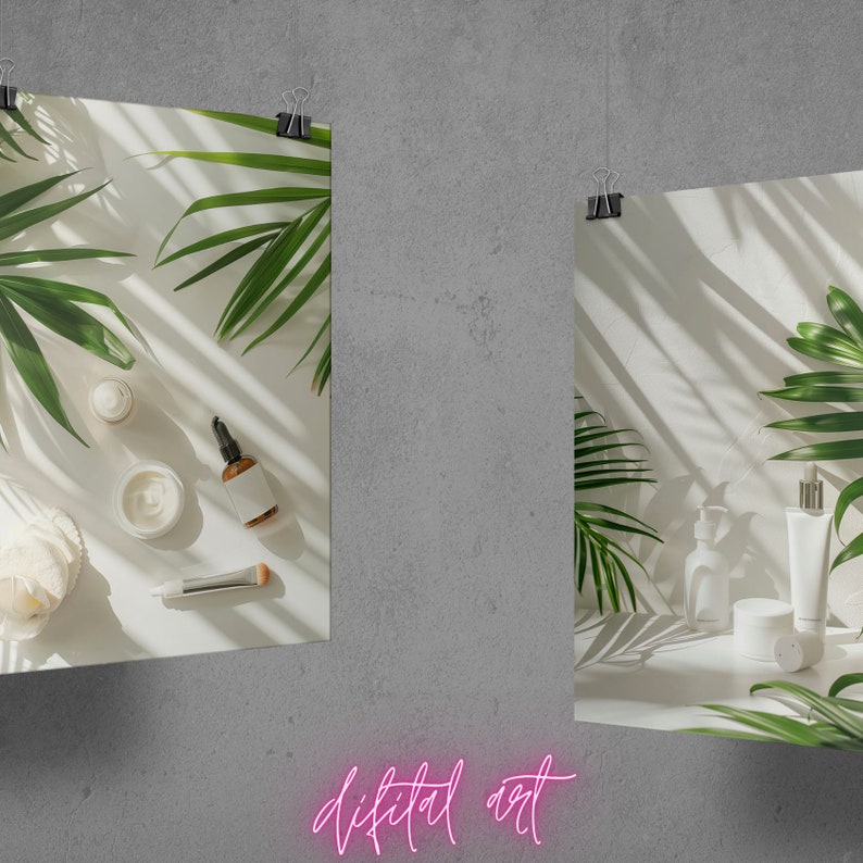 SET OF 2 Printable Beauty Salon Decor, Beauty Art, Beautician Print ...