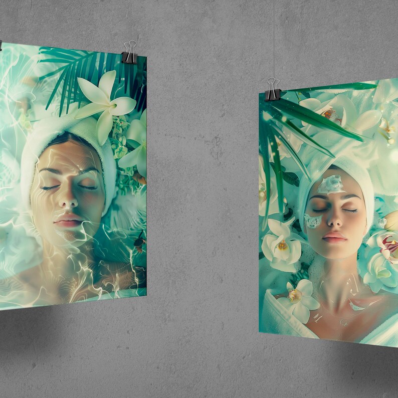 SET OF 2 Printable Beauty Salon Decor, Beauty Art, Beautician Print ...