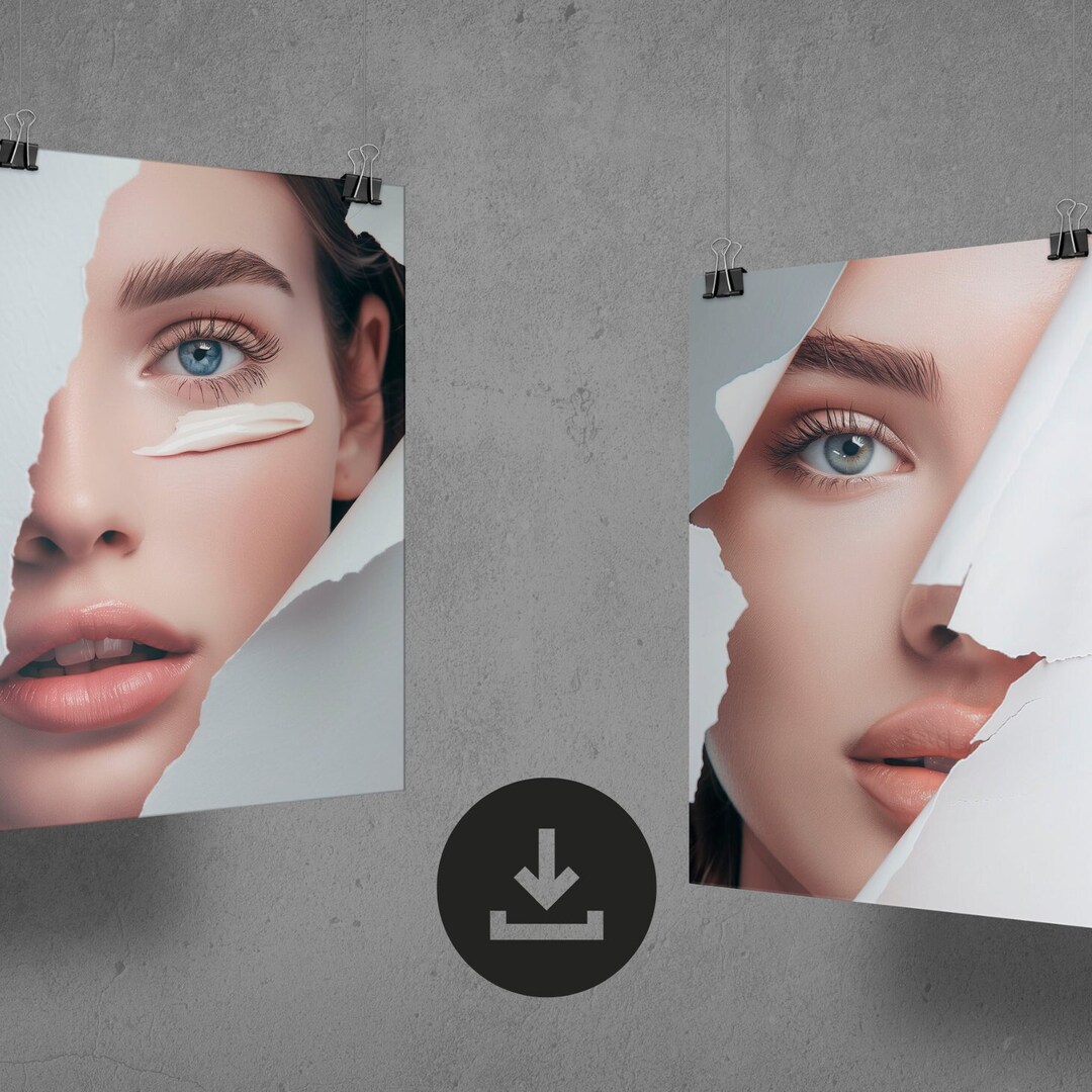 SET OF 2 Printable Beauty Salon Decor, Beauty Art, Beautician Print ...