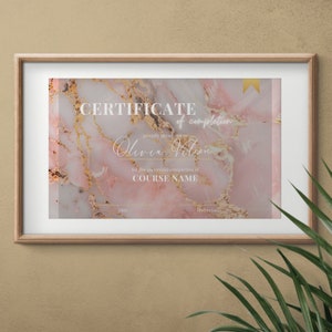 Editable Certificate of Completion,canva Certificate Template,diy ...