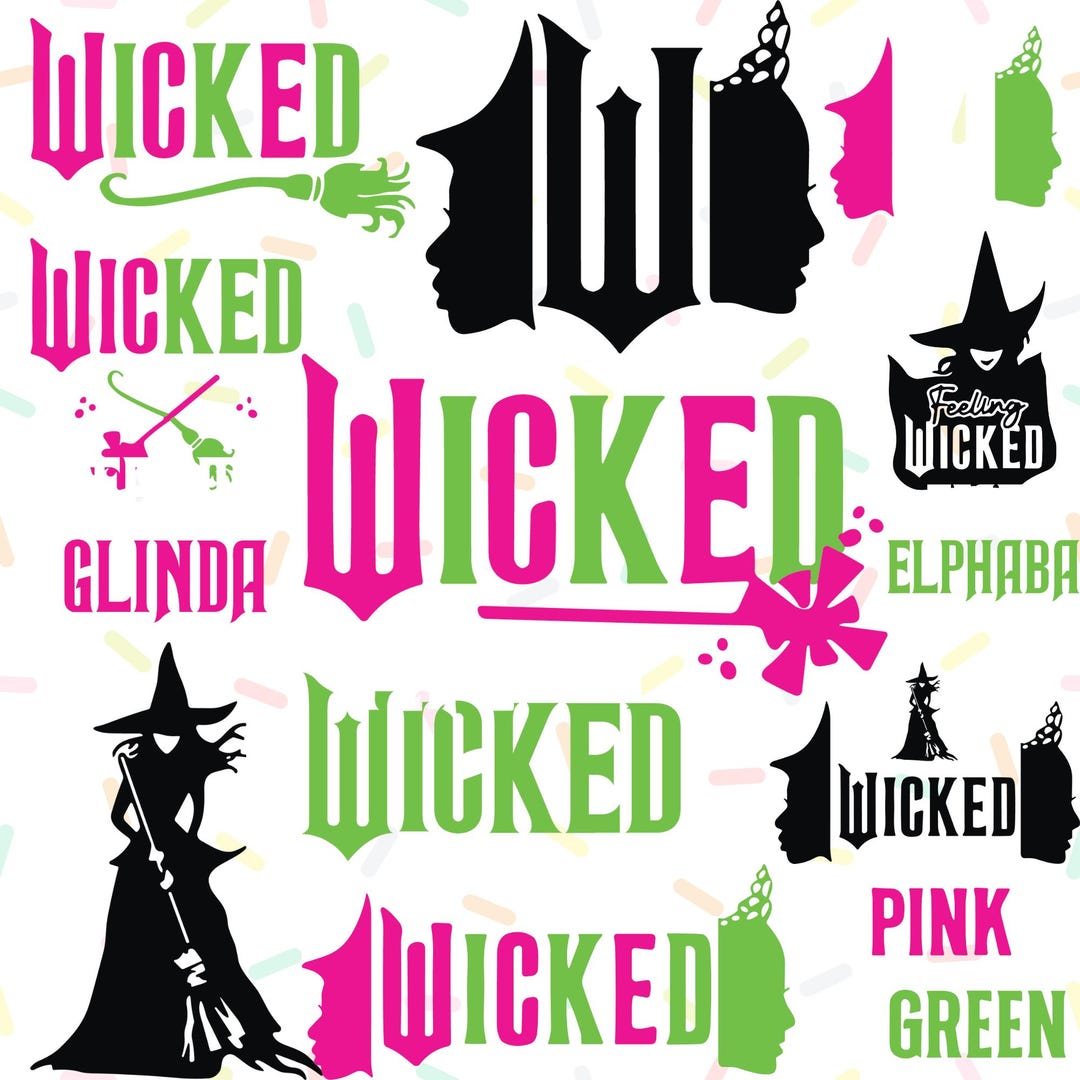 Wicked SVG Bundle, Wicked Movie 2024 PNG, Changed for Good SVG, Witch ...