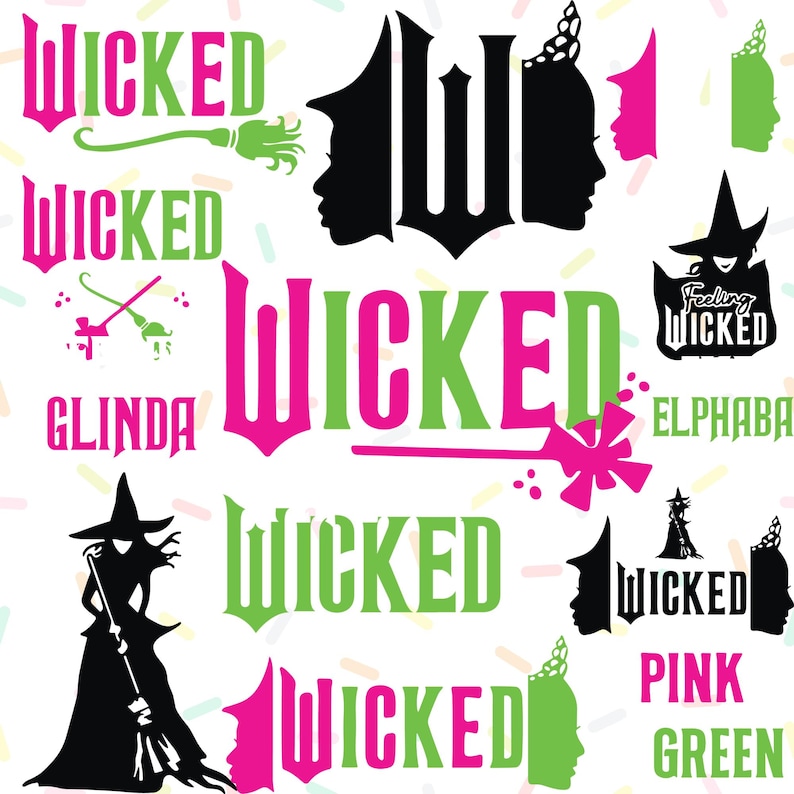 Wicked SVG Bundle, Wicked Movie 2024 PNG, Changed for Good SVG, Witch ...