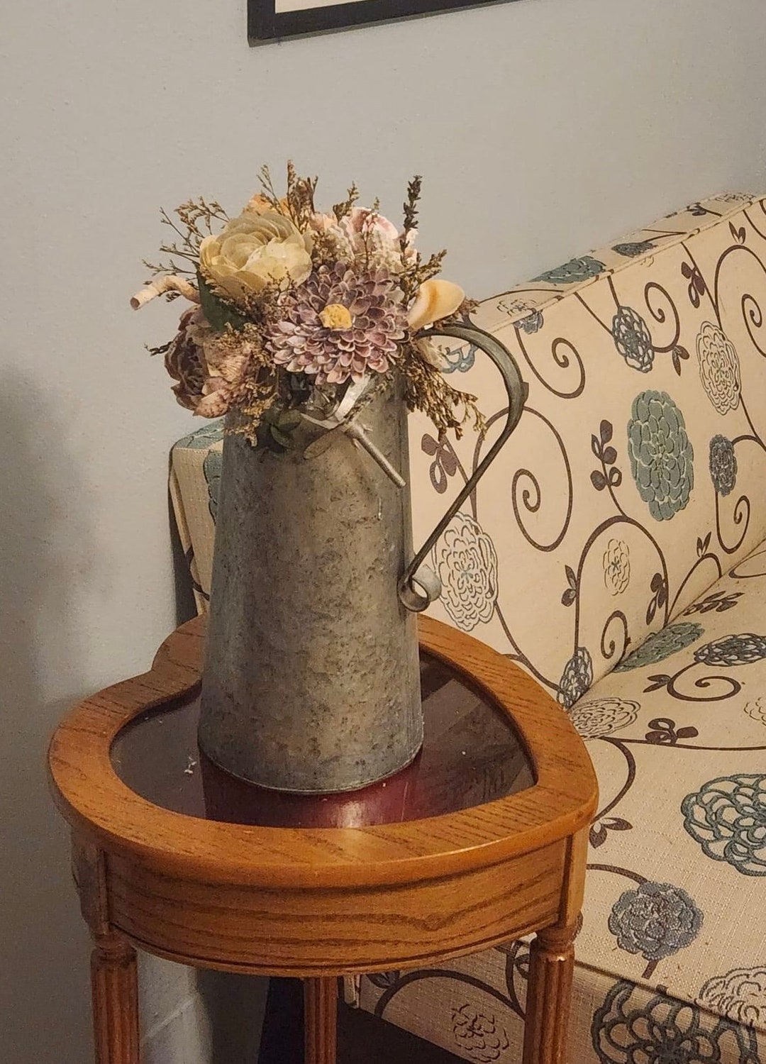 Seashell Floral Arrangement, Country Flowers, Beach Decor, Seashell ...