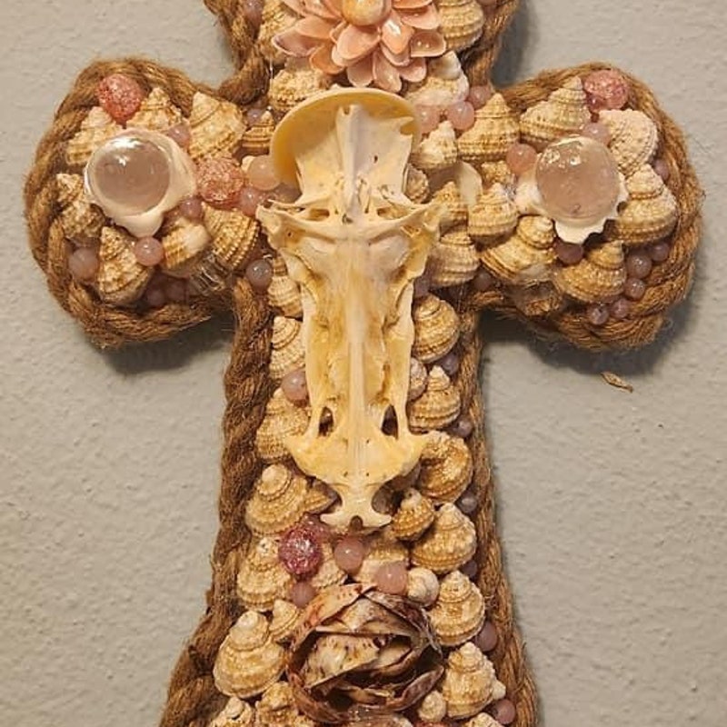 Seashell Cross - Etsy