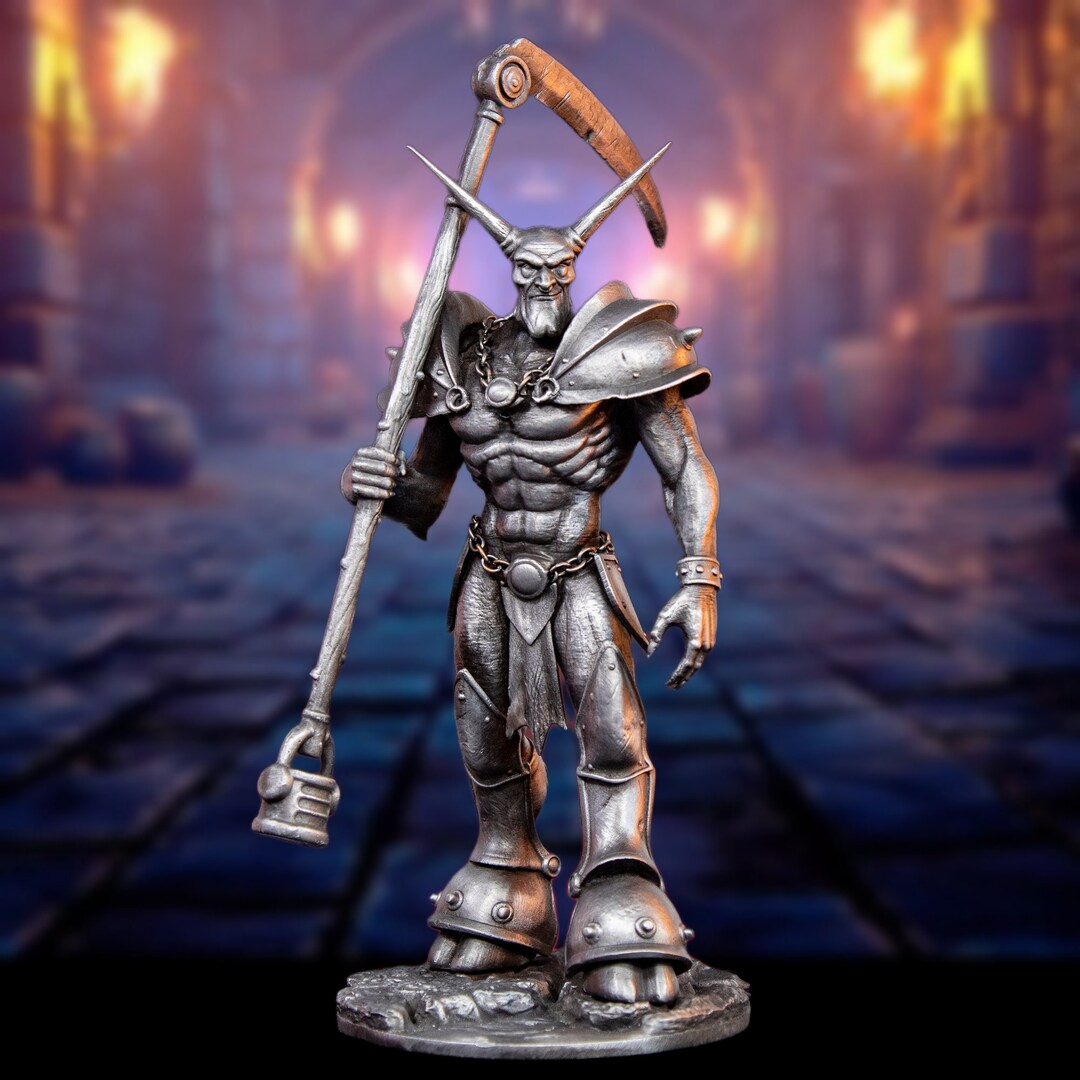 Horned Reaper From Dungeon Keeper Metal Miniature Hand Painted - Etsy